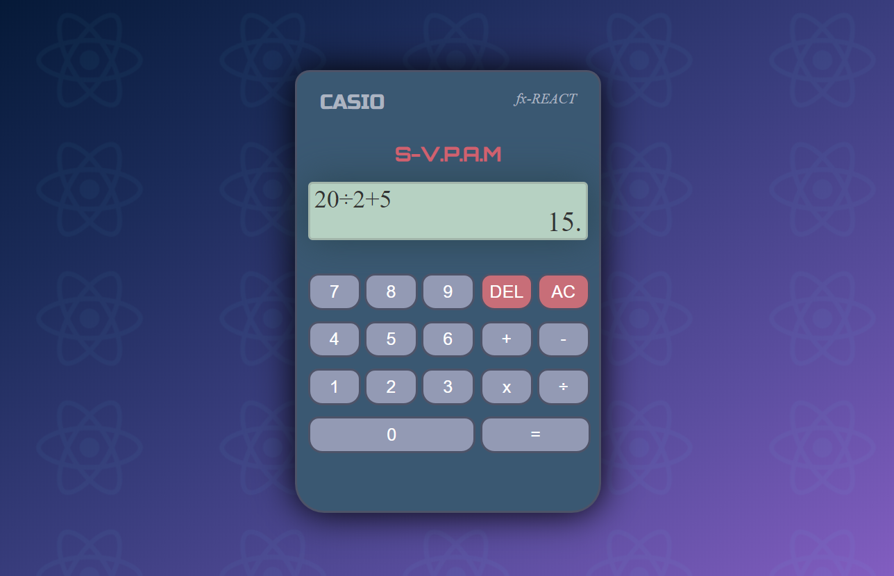 GitHub - josenavarrohub/react-casio-calculator: 🧮 A basic Casio ...